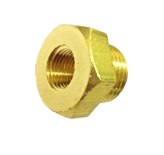 Brass Transmission Fitting Reducer Size M18 x 1.5 to M10 x 1.5 ...
