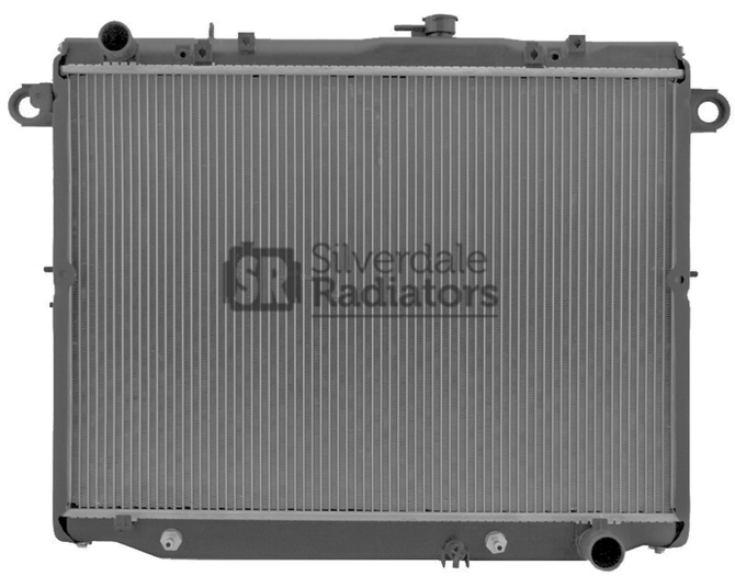Radiator for Toyota Landcruiser 100 Series 1998 ~ 2007 Diesel 1HD ...